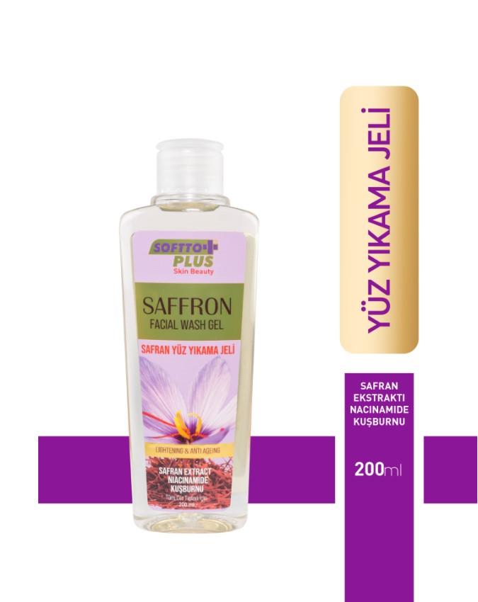 Softto Plus Safran Yüz Yıkama Jeli 200 Ml – Yeşil Pazar